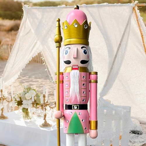 Amazon.com: CDL 6 feet tall life size large christmas wooden nutcracker ...