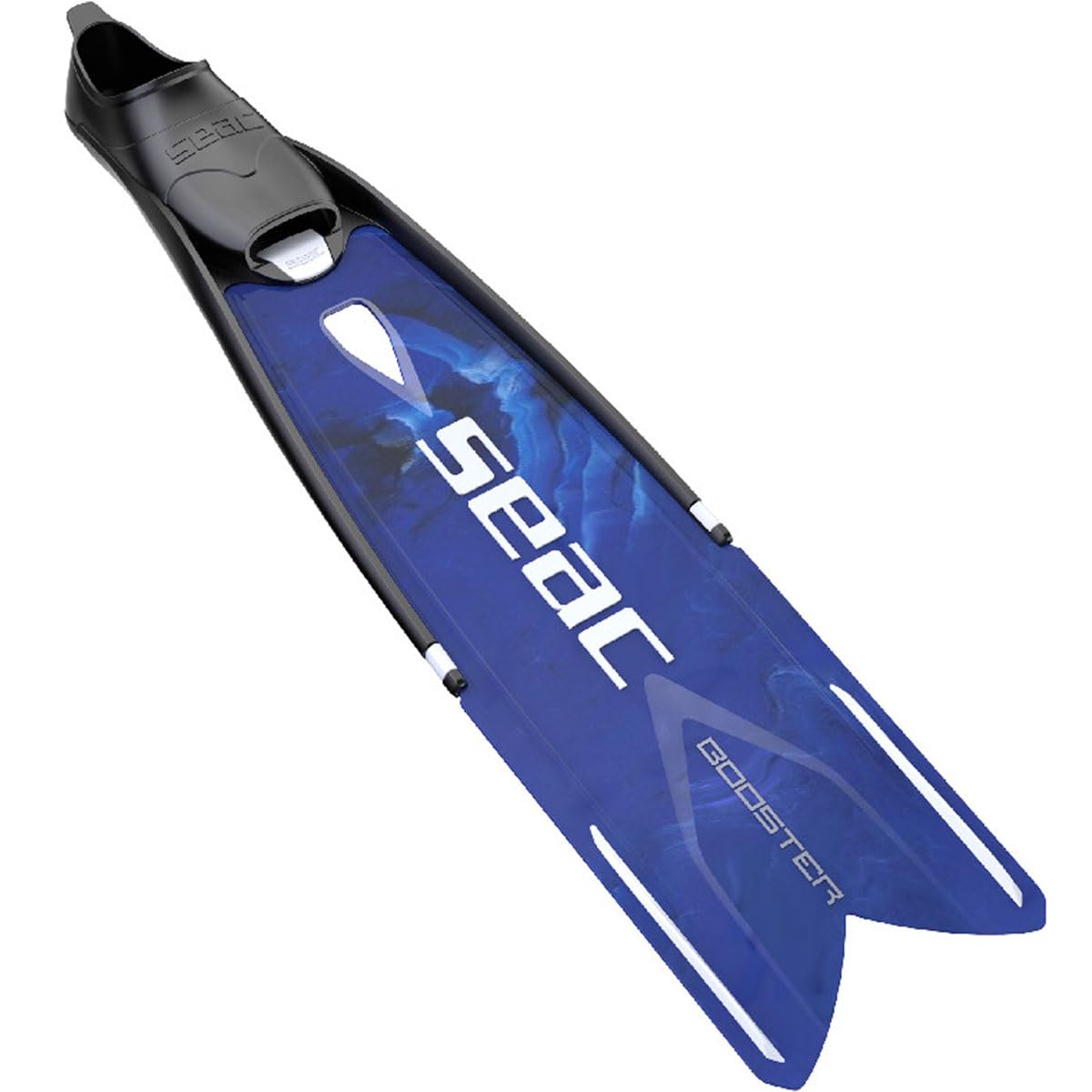 Snapklik.com : Seac Booster Freedive Fins - Blue Camouflage