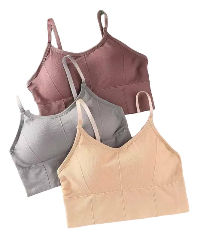 Mrs Queen Cotton Blend Wire Free Lightly Padded Full Coverage Sports ...