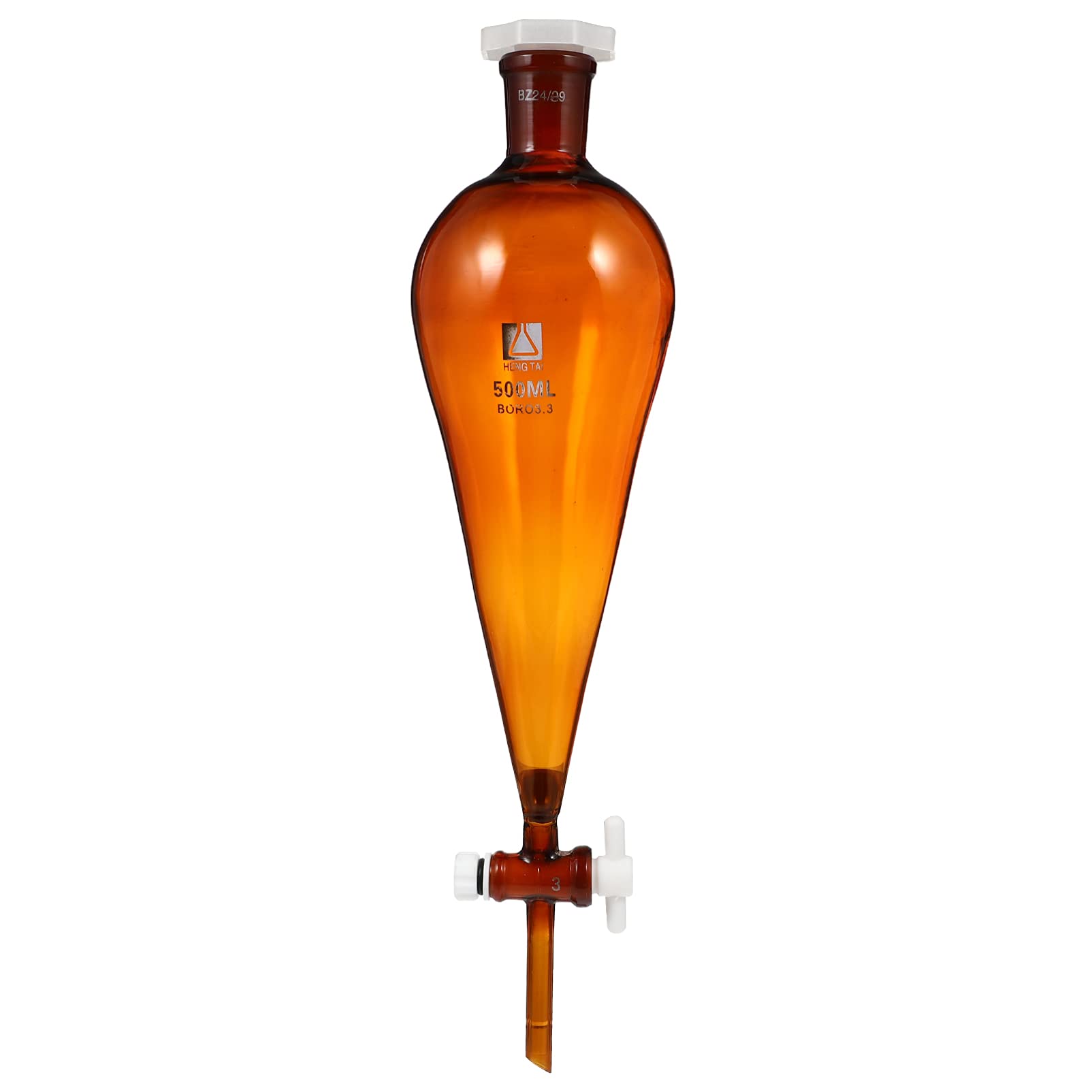 Buy iplusmile Separatory Glass Funnel 500m Separating Funnel with ...