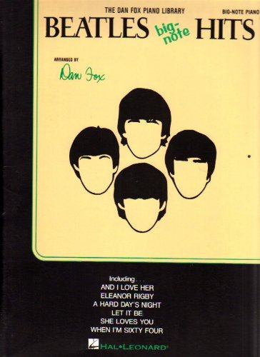 Beatle's Big Note Hits (Big Note Piano): Dan Fox: Amazon.com: Books