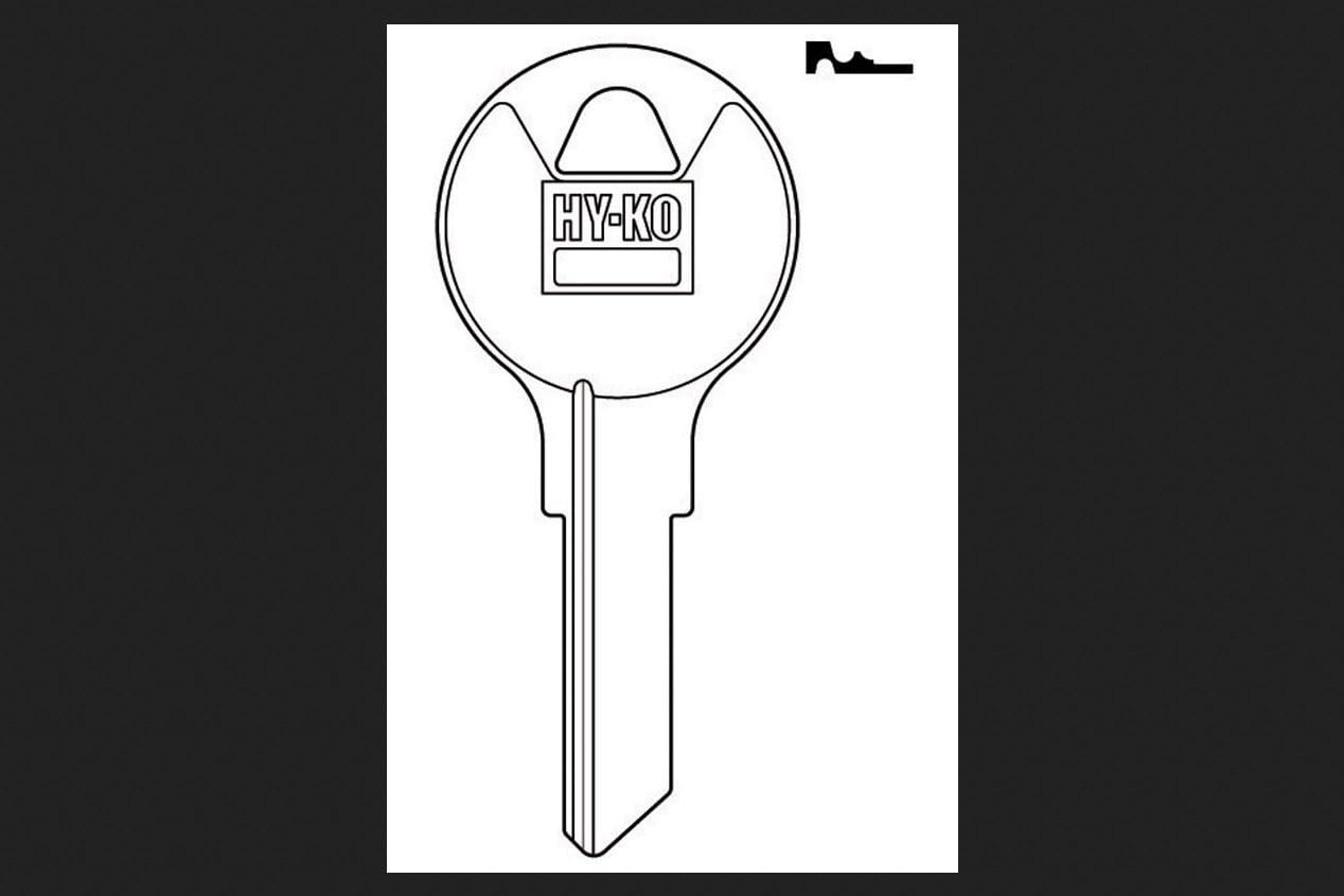 Hy-Ko House/Office Key Blank Single sided For Fort Locks - Amazon.com