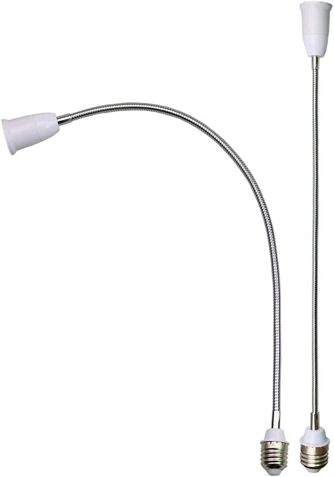 BLUECELL 12inches E27 to E27 LED Light Bulb Lamp Holder Flexible ...