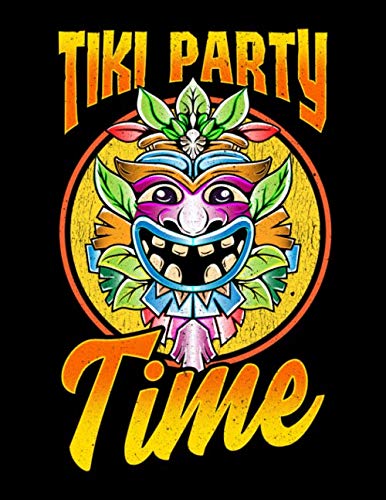 Buy Tiki Party Time: Tiki Party Time Island Luau Themed Tiki Head ...