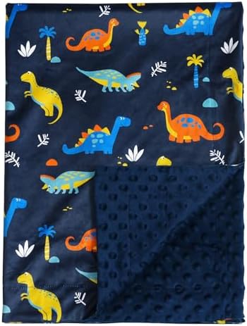 Amazon.com: HOMRITAR Baby Blanket for Boys Soft Lightweight Minky ...