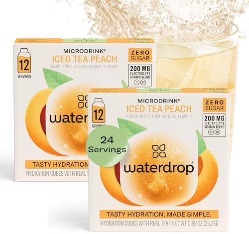Amazon.com: Waterdrop Hydration Cubes, Pineberry & Passion Fruit ...