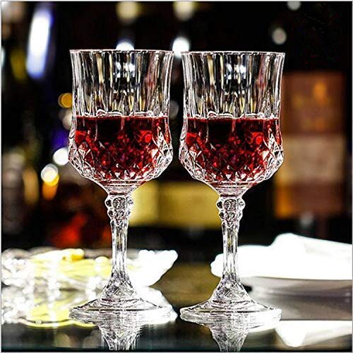 Buy SODUKU Italian Premium Stylish Red Wine and White Wine Glass 250 ML ...