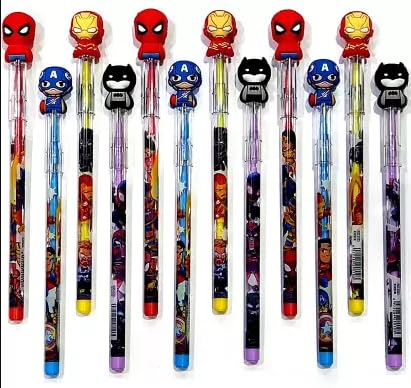 Siva Superhero Avengers Theme Fancy Pencils for School Stationery ...