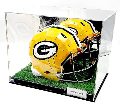 Amazon.com: Acrylic Full Size Football Helmet Display Case Stand Box ...