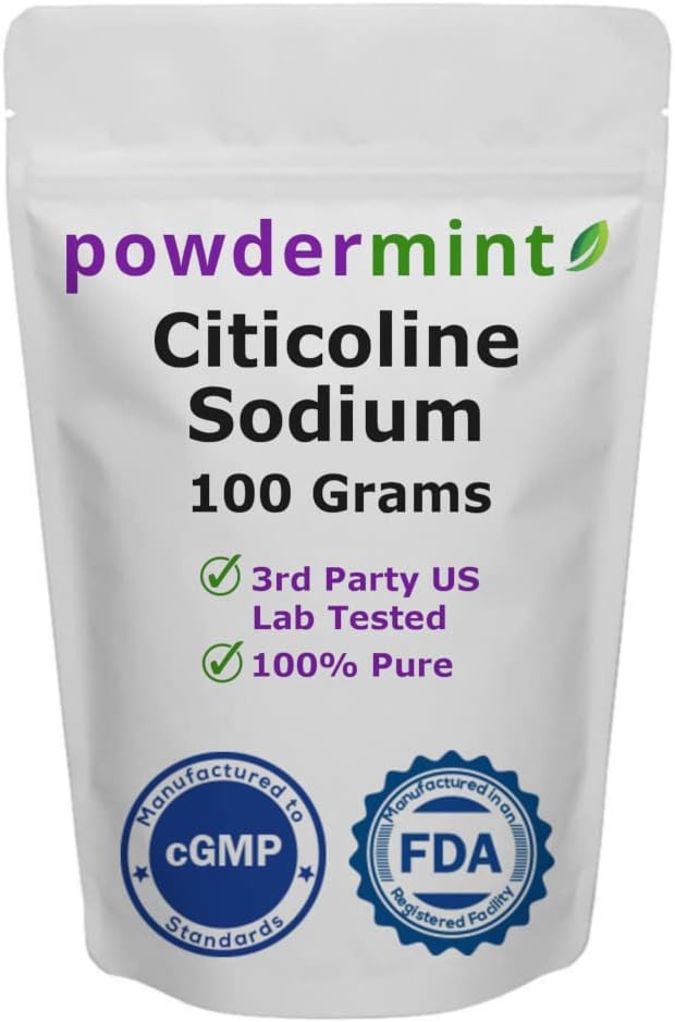 Amazon.com: powdermint Citicoline CDP Choline Powder 100g 100% Pure ...