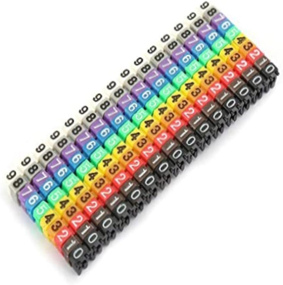 Amazon.com: 200-Piece Cable Management Kit with Ties Labels Markers ...