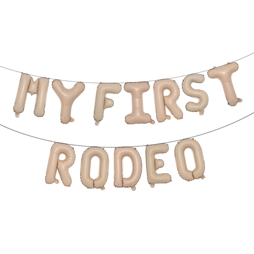 Amazon.com: My First Rodeo Party Decoration My First Rodeo Birthday ...