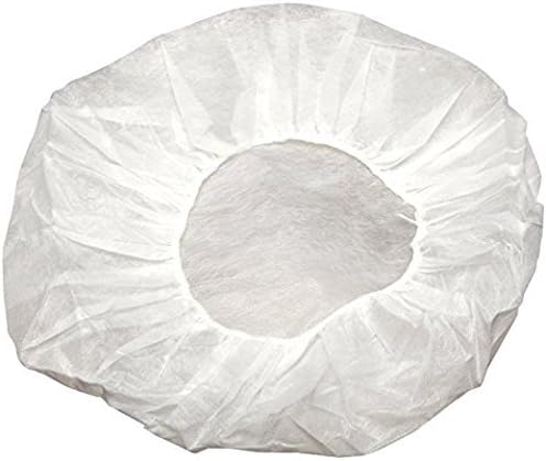 Disposable Stretchable White Caps, Cover Hair for Cooking and Hygiene ...