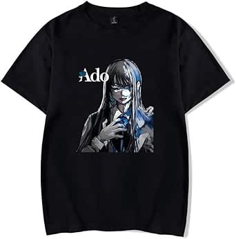 ADO T-Shirt Singer Merch Short Sleeve Shirt Unisex Men Women Top Casual ...