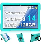 Amazon.com : UJJ Android 14 Tablet, 128GB+20GB/1TB Expandable, 10.1 ...