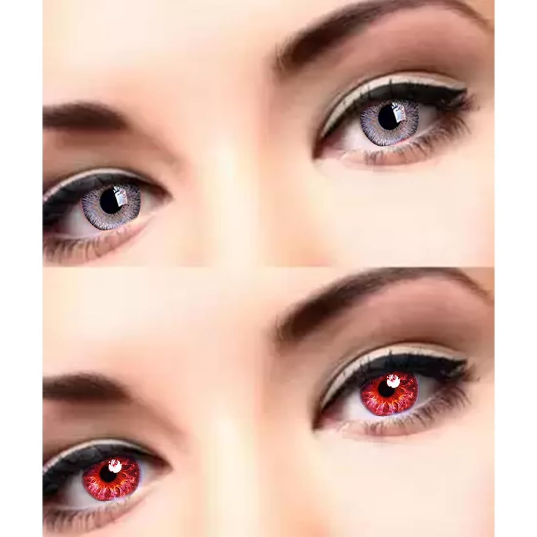 Natural Red Eye Colors