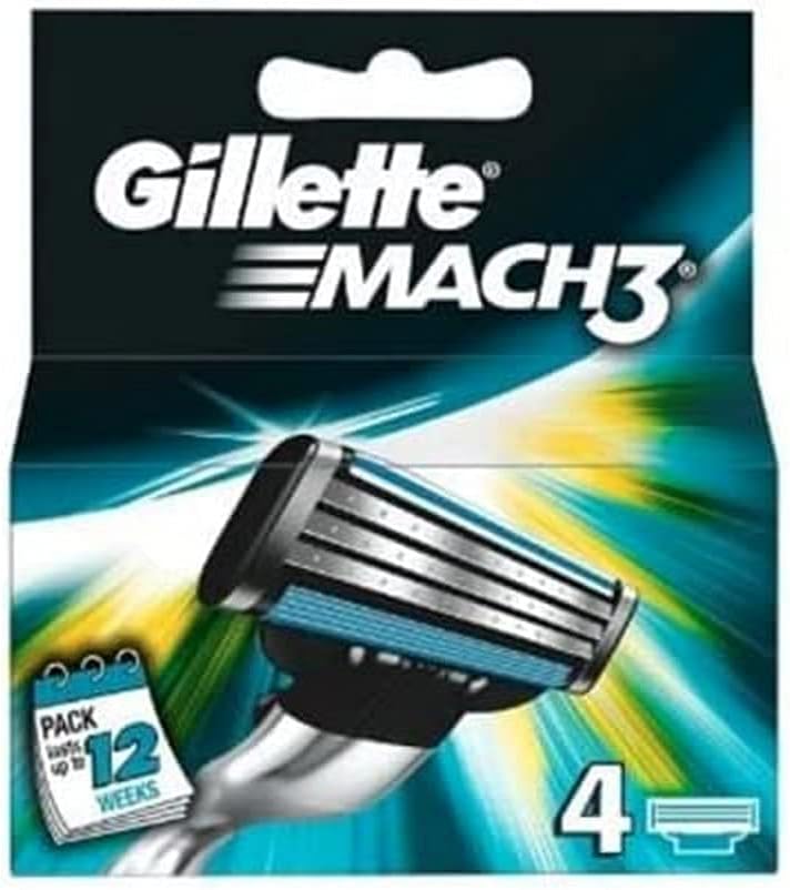 Amazon.com: Mach3 Razor Refills for Men, 15 Razor Blade Refills ...