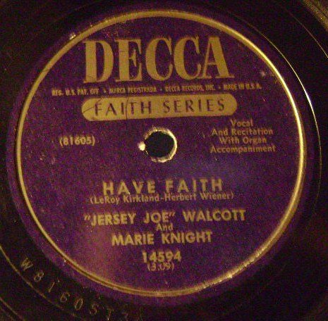 Jersey Joe Walcott And Marie Knight - Jersey Joe Walcott And Marie ...