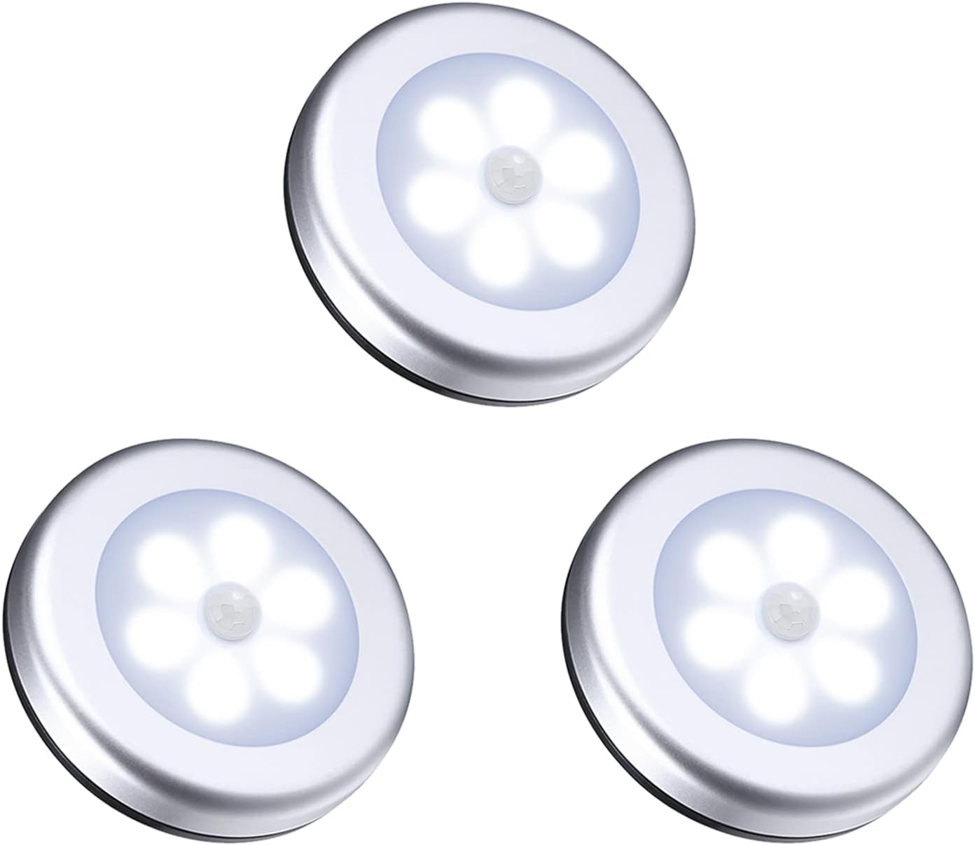 ORIA 3 Pack Motion Sensor Light, cordless Battery-Powered Light ...