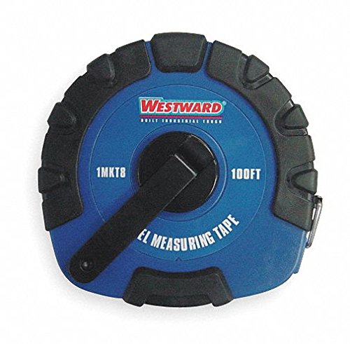 Westward 1MKT8 Measuring Tape, 100Ft, ABS w/Rubber, Closed: Amazon.com ...
