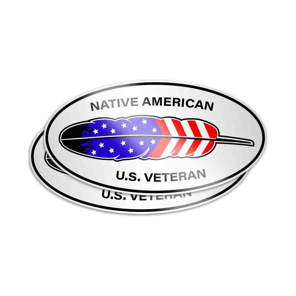 Amazon.com: Sticker Pack: Native American Veteran Stickers/Decals ...