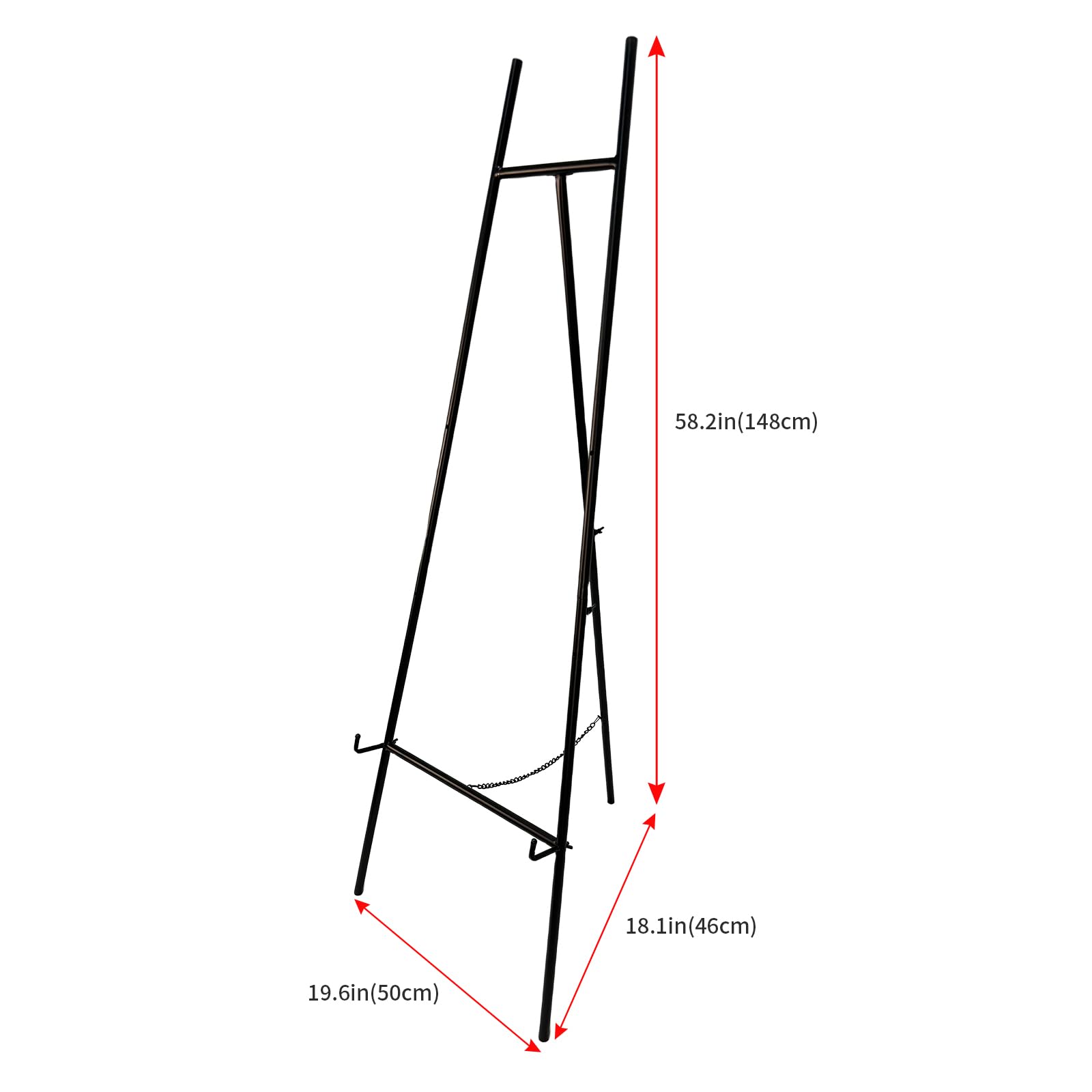 Snapklik.com : Iron Adjustable Arts & Crafts Easels,Metal Easel Stand