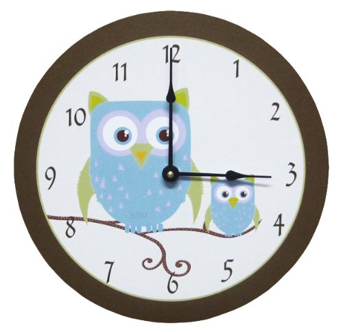 Amazon.com: Blue Owl Clock : Home & Kitchen