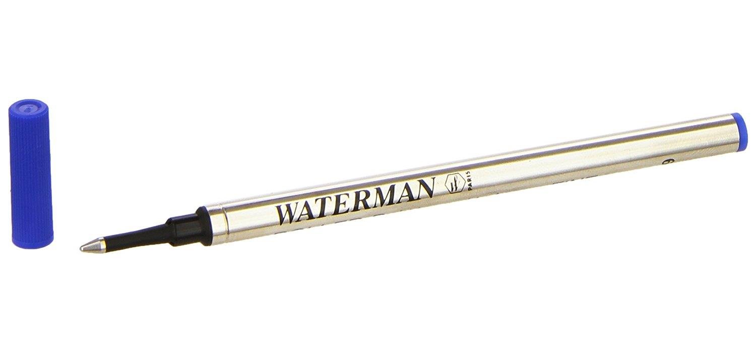Waterman Rollerball Refill Fine Blue - Pack of 1 : Amazon.co.uk ...