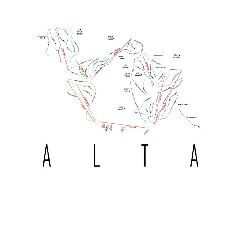 Amazon.com: Alta Poster, Alta Ski Resort Poster, Alta Art Print, Alta ...