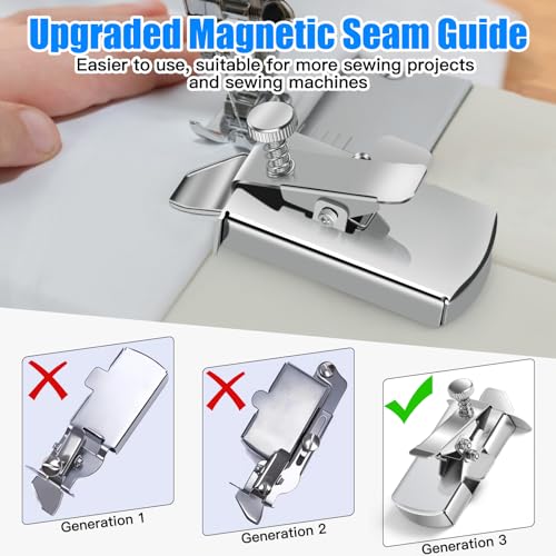 Snapklik.com : Upgraded Magnetic Seam Guide For Sewing Machine, Buddy ...