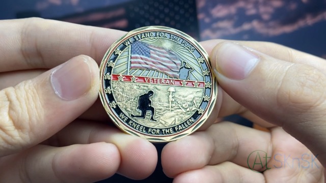 Flag Tribute Coins 24 PCS US Military Challenge Coins - Stand For The ...