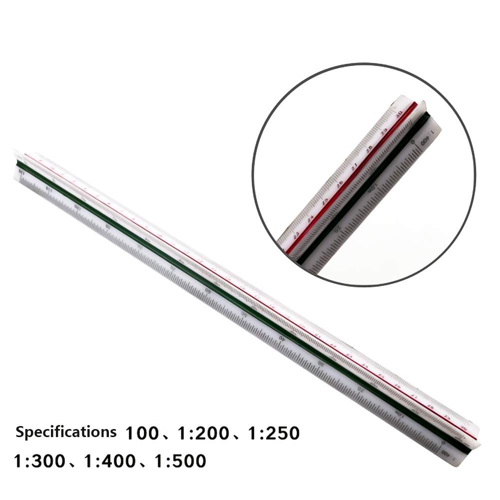 Buy Jamisonme Architectural Scale Ruler - Fade Proof & Accurate ...