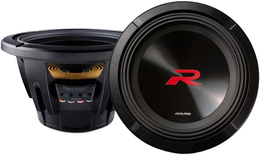 Amazon.com: Alpine R-W12D4 R-Series 12" Subwoofer with Dual 4-ohm Voice ...