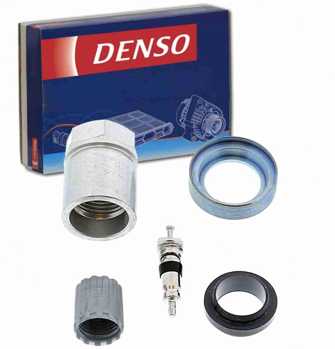 Amazon.com: Denso TPMS Service Kit Huf 43-mm Clamp-In - 999-0627 ...