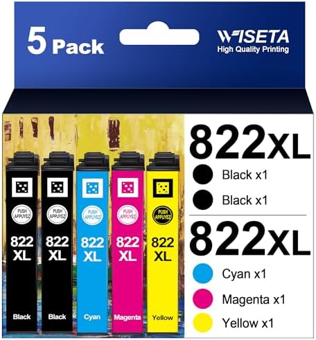 Amazon.com: 822XL Ink Cartridges Remanufactured Replacement for Epson ...