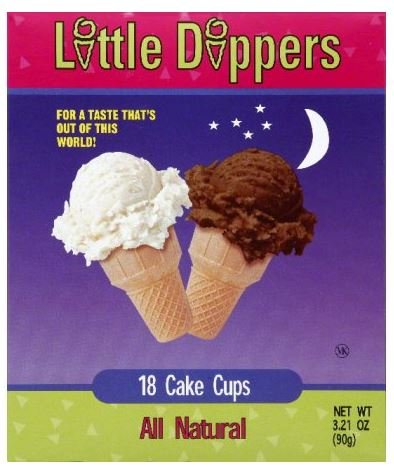Amazon.com : Little Dippers Ice Cream Cones, Cake Cups, 18ct, 3.21 ...