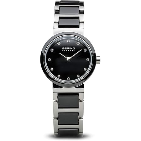 BERING Women Analog Quartz ceramic collection Watch with stainless ...