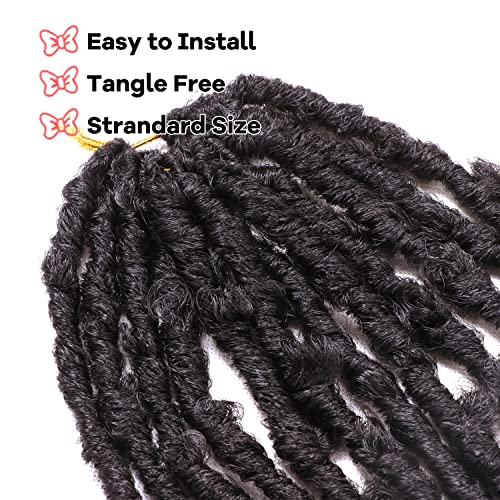 Butterfly Locs Crochet Hair 24inches 6 Packs Butterfly Hair Extensions ...