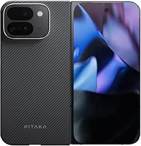 PItaka Google Pixel 9 Pro Fold Case, Slim & Light Pixel Fold Case MagSafe, Aramid Fiber Made ...