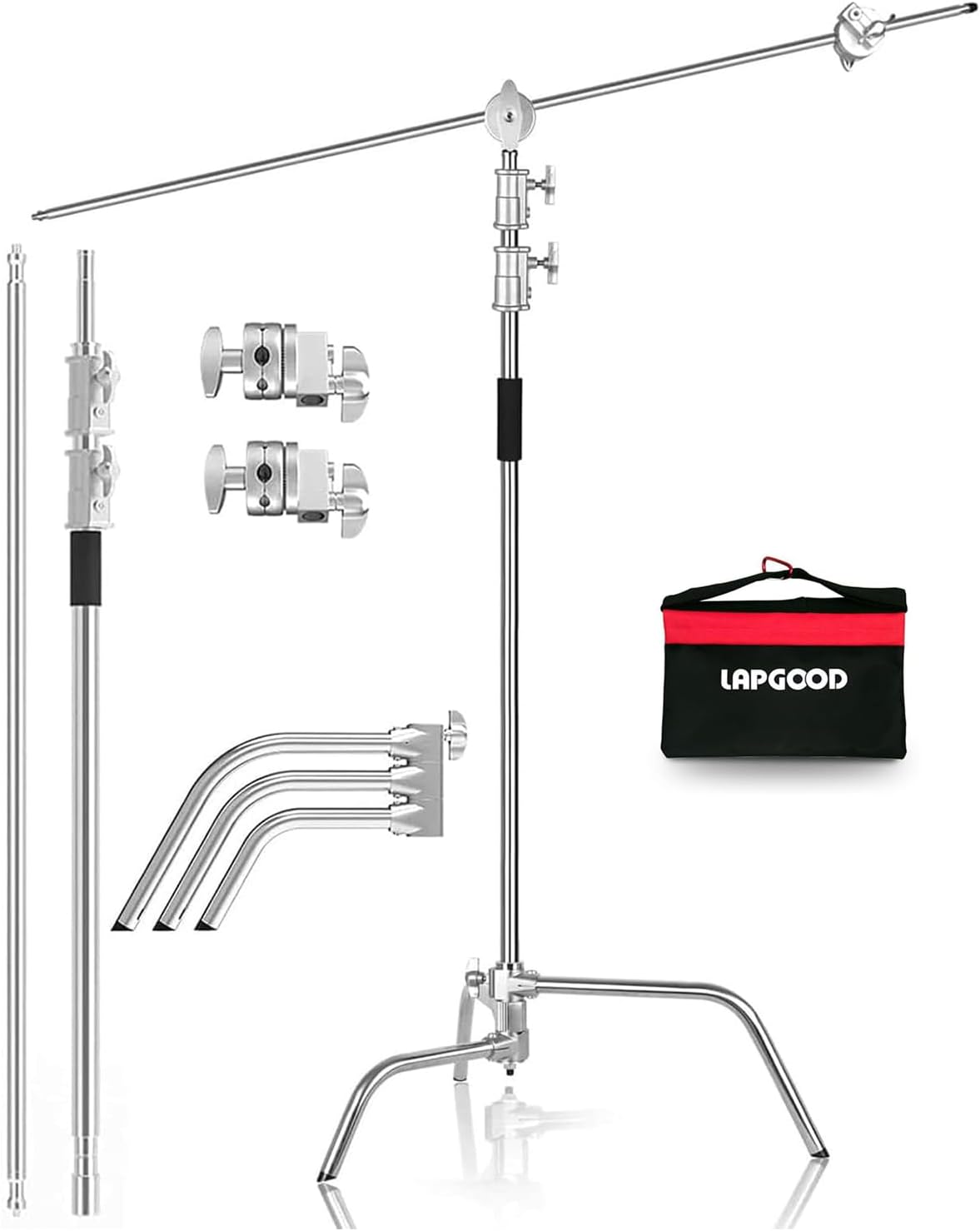 Amazon.com : C Stand with Boom Arm - Heavy Duty Photography Light Stand ...