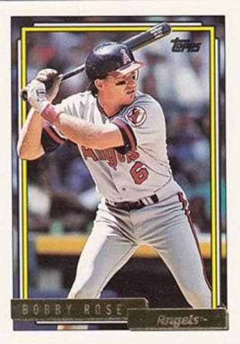 Amazon.com: 1992 Topps Gold Baseball #652 Bobby Rose California Angels ...