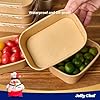 Amazon.com: JOLLY CHEF 25 oz 50 Pack Paper Meal Prep Containers with ...