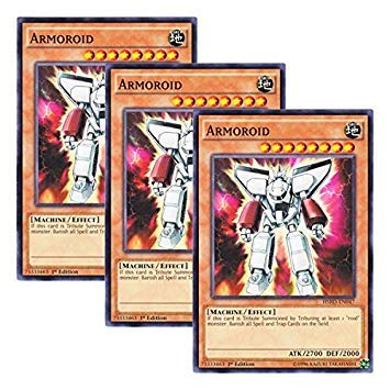 Amazon.co.jp: 【 3枚セット 】遊戯王 英語版 HSRD-EN047 Armoroid アーマロイドガイデンゴー (ノーマル ...