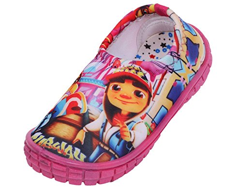 Buy GNX Boys and Girls Subway Surfers Loafers Shoe Pink at Amazon.in