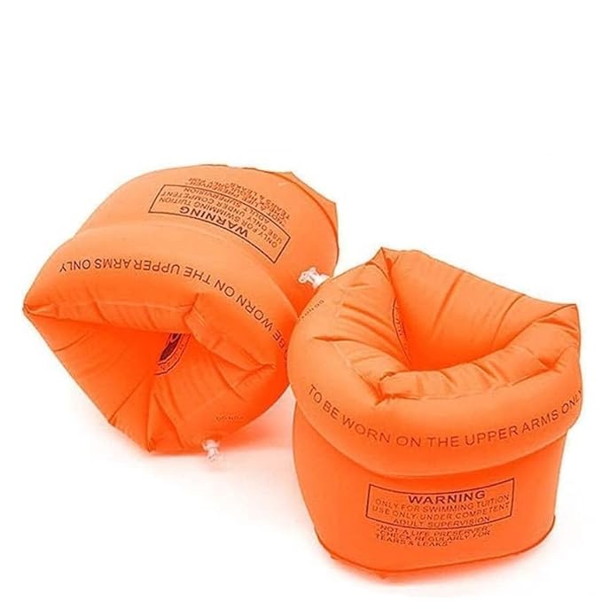 HEVIR Inflatable PVC Float Arm Sleeves for Kids and Adults – Dual Air ...