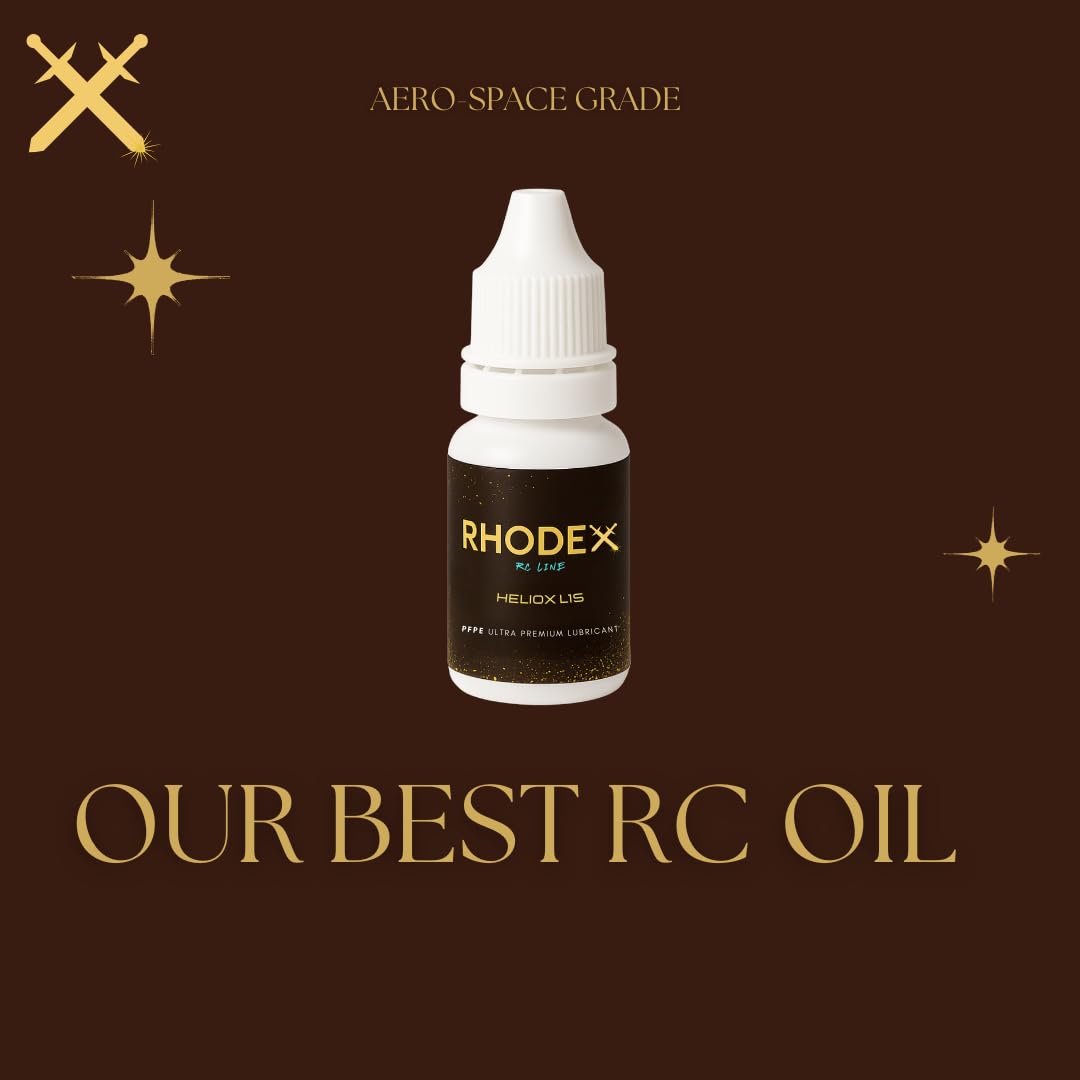 Rhodex RC Line Heliox L15 Aerospace-Grade PFPE Base Oil 10g High-Speed ...