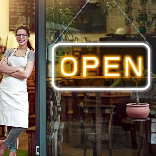 23x12 inch Super Large LED Open Sign,12V Super Bright Open Signs for ...