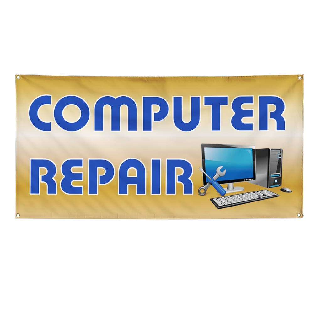 Computer Repair Banner Vertical