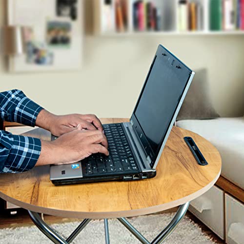 HOMEish Wooden All Purpose Anti-skidding Round Study Table/Computer ...