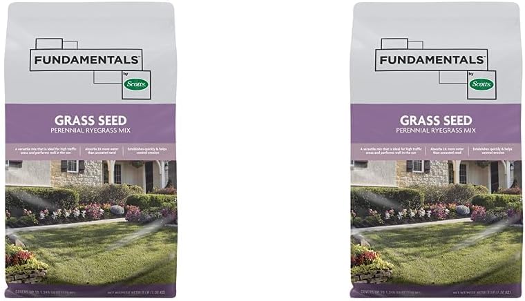 Amazon.com : Fundamentals by Scotts Grass Seed Perennial Ryegrass Mix ...